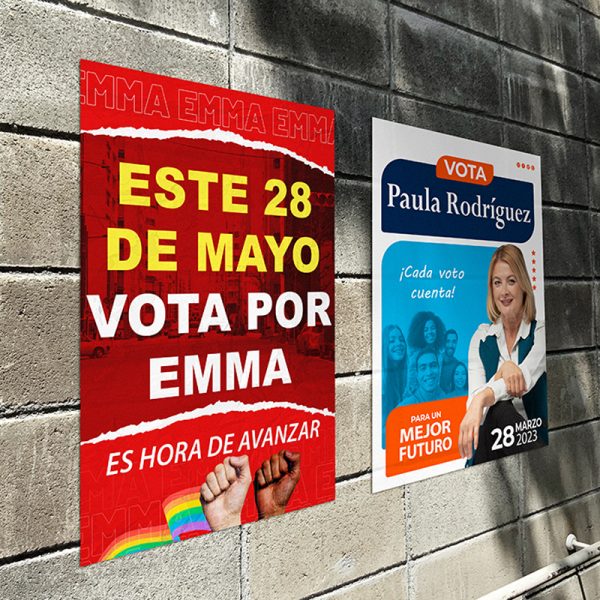 Impresión de material electoral - Masqueimprenta